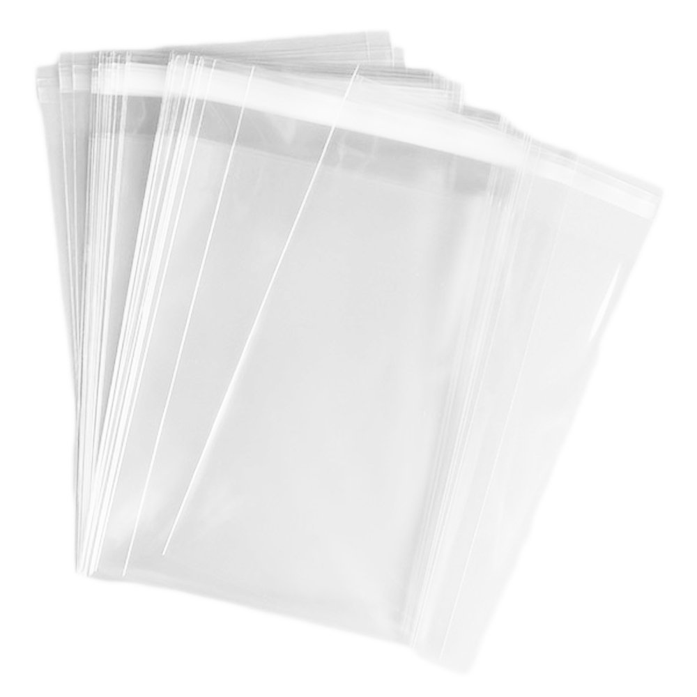 Approx. 100 Pcs 6X9 Inch Clear Resealable Cello Cellophane Bags Opp Bag ...