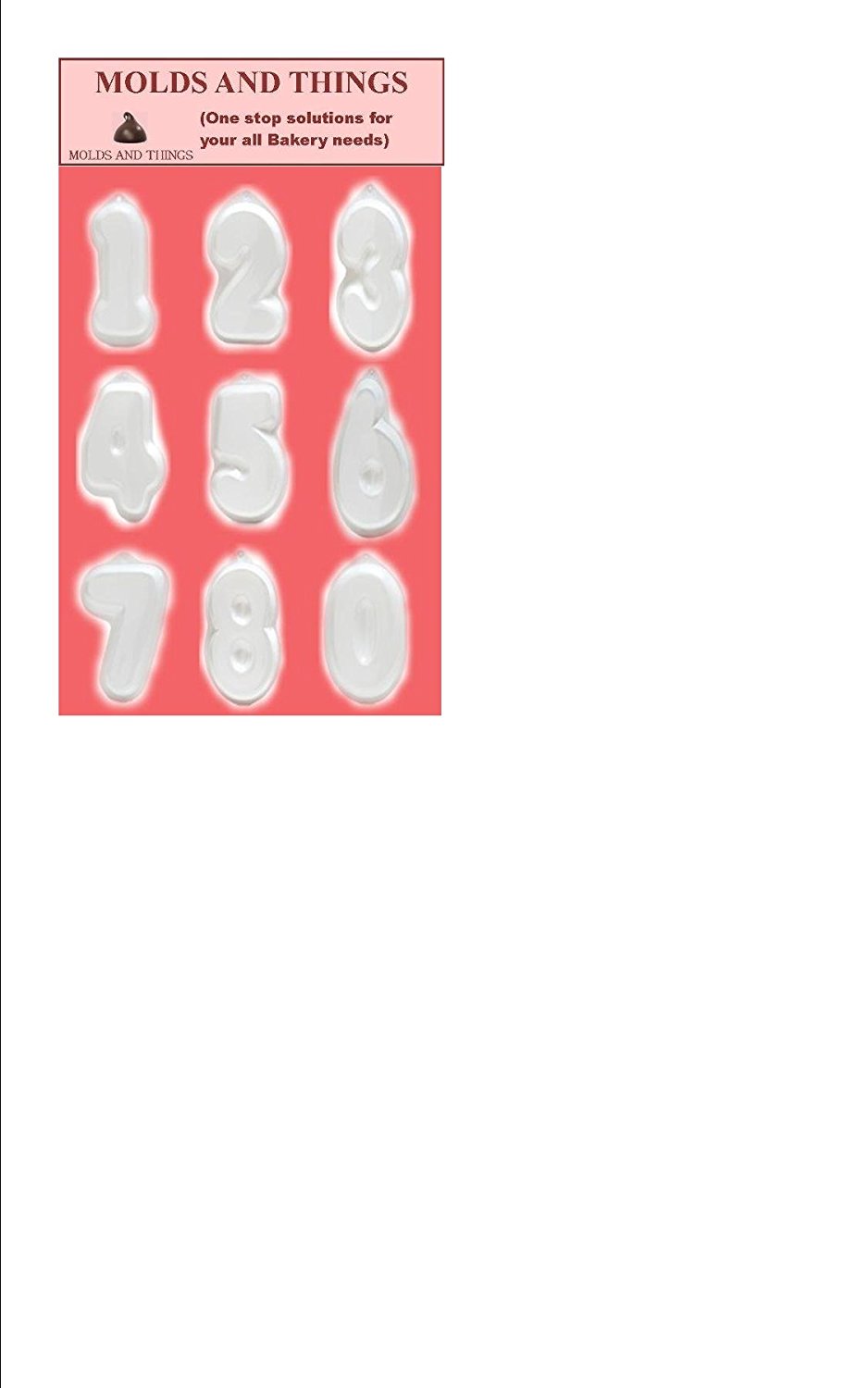 Number Pantastic Cake Pans - SET of ALL Number 0-9 free image download