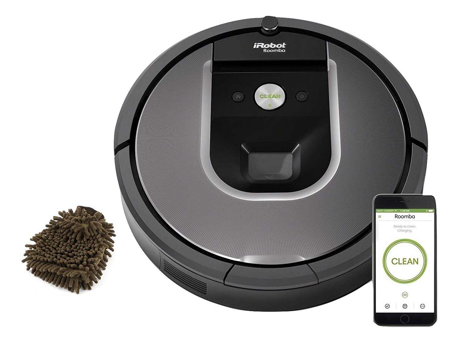 IRobot 960 Roomba 960 Robotic Vacuum Cleaner, Robotic, Cleaning Robot ...