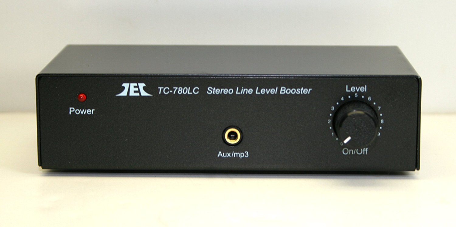 TCC TC-780LC Stereo Line Level Amp / Booster with iPod Jack; BLACK ...
