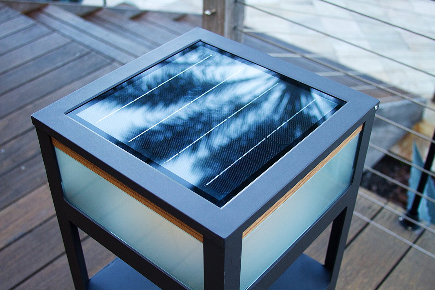 SOLAR POWERED OUTDOOR BLUETOOTH SPEAKER AND TABLE - PORTICO SOLAR SOUND ...