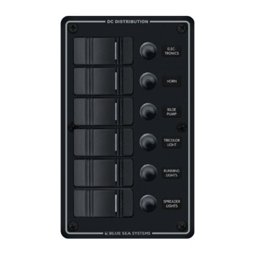 BLUE SEA SYSTEMS BS-8373 / Waterproof Switch Panel, MFG# 8373, Consists ...