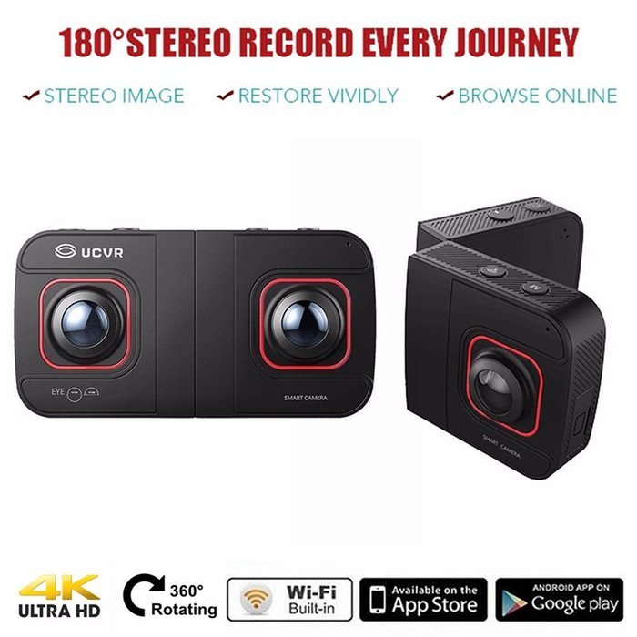 Chunnuan Professional Digital VR Camera 360 Dual-lens Larger Angle 360 ...