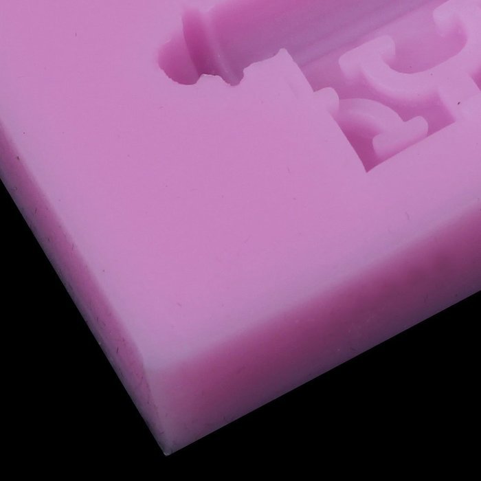 Uxcell 5 Key Shapes Silicone Mat Tool Fondant Mold Candy Making Mould ...