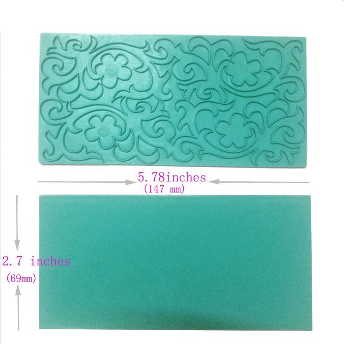 Mikiso Imprint Mat Set Gumpaste Flower deisgn Press Mold Fondant Cake ...
