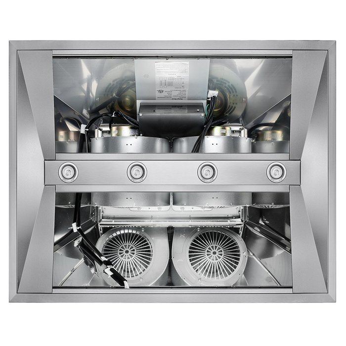 AKDY® 48" Stainless Steel Dual Motor Island Mount Range Hood Touch ...