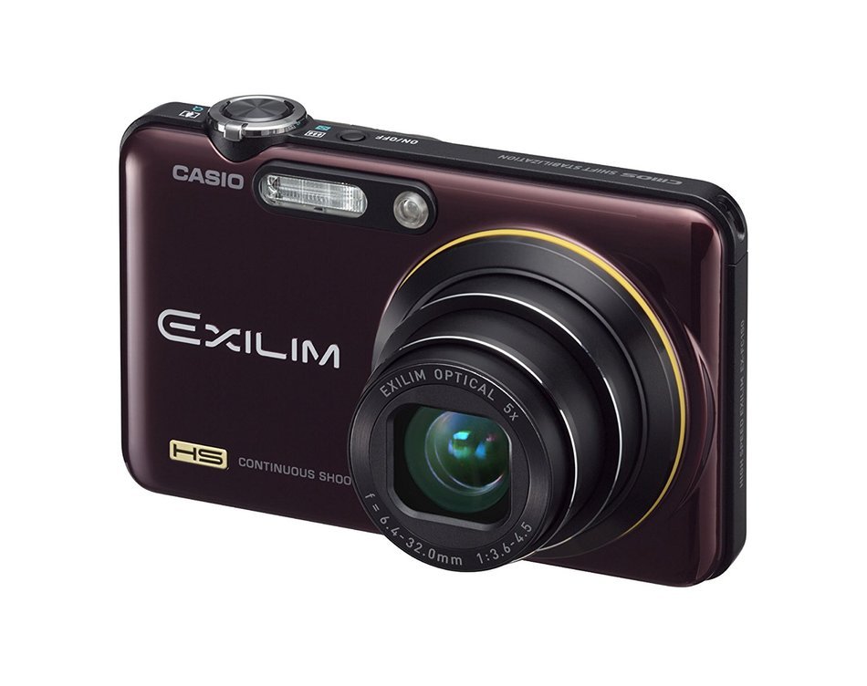 Casio Exilim Ex-fc150 High Speed Slim Camera Red with 10.1 Megapixels ...