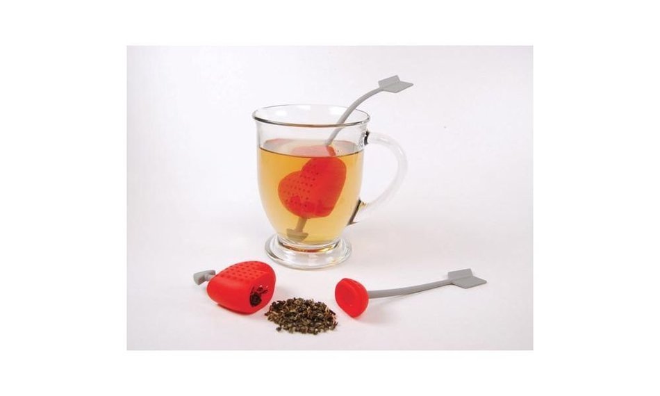 Etcbuys®-Silicone Heart-Shaped Tea Strainer Tea Infuser Bag Tea Package ...