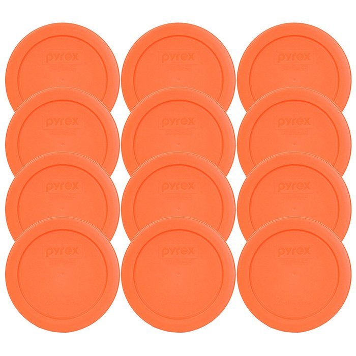 Pyrex 2 Cup Orange Round Storage Lid/Cover #7200-PC for Glass Mixing ...