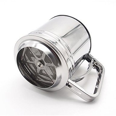 Y&XL&H Large Baking Special Cup Powdered Sugar Sieve Flour Sieve Hand ...