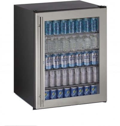 U-Line UADA24RGLS13B ADA Series Counter Depth Compact Refrigerator with ...
