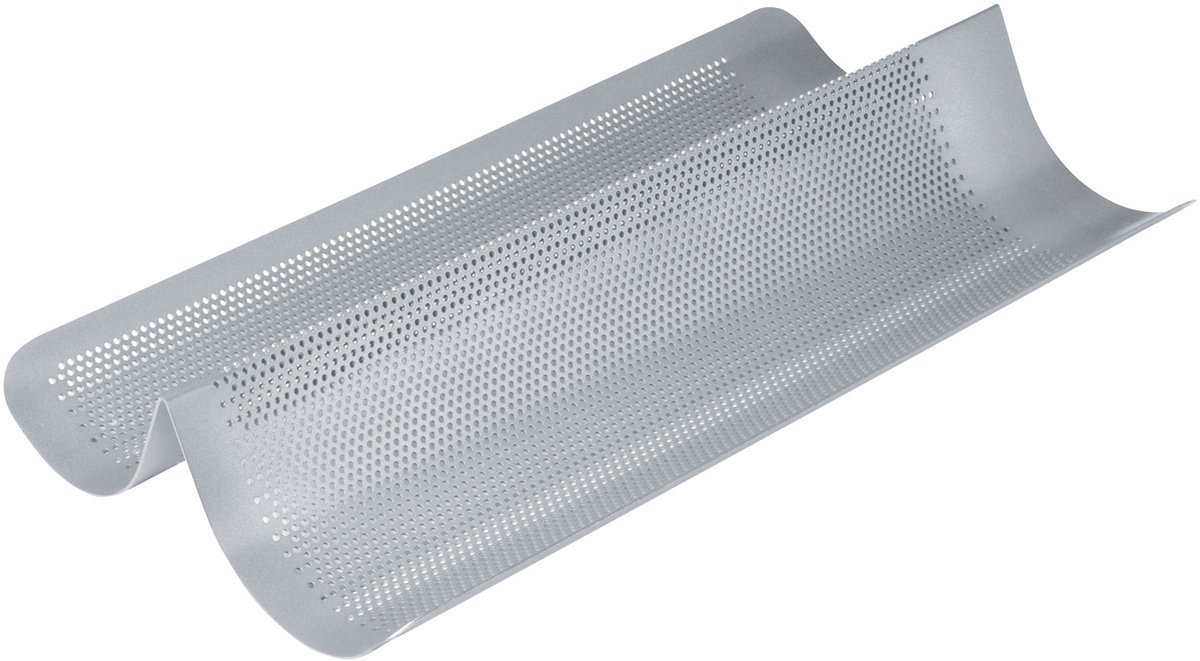 Chicago Metallic Commercial II Non-Stick Perforated French Bread Pan ...