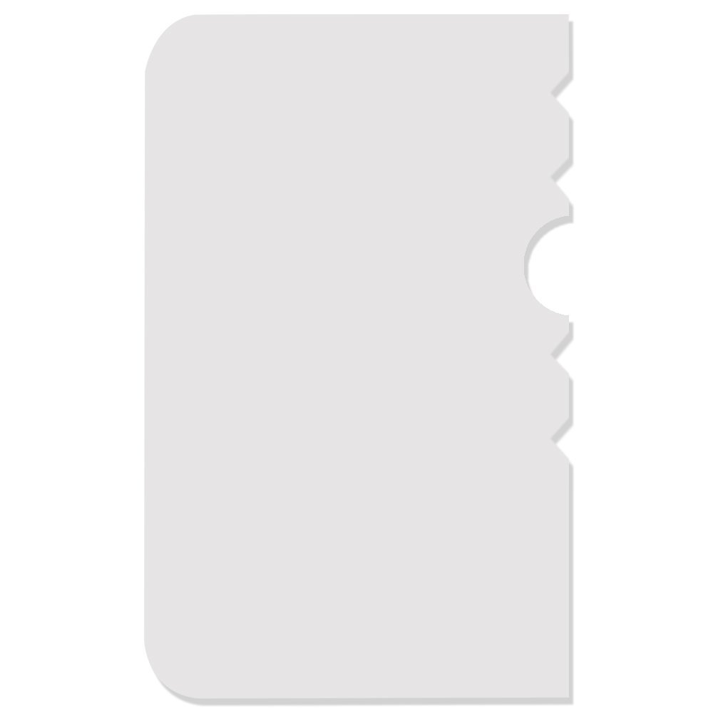 Knights Bridge Global Local PME Patterned Edge Plastic Side Scrapers ...