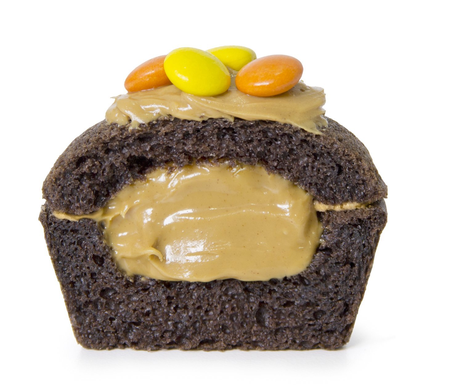 Mrs. Fields Bakeware Bake N Stuff Cupcake Pan Makes 6 Candy Filled ...