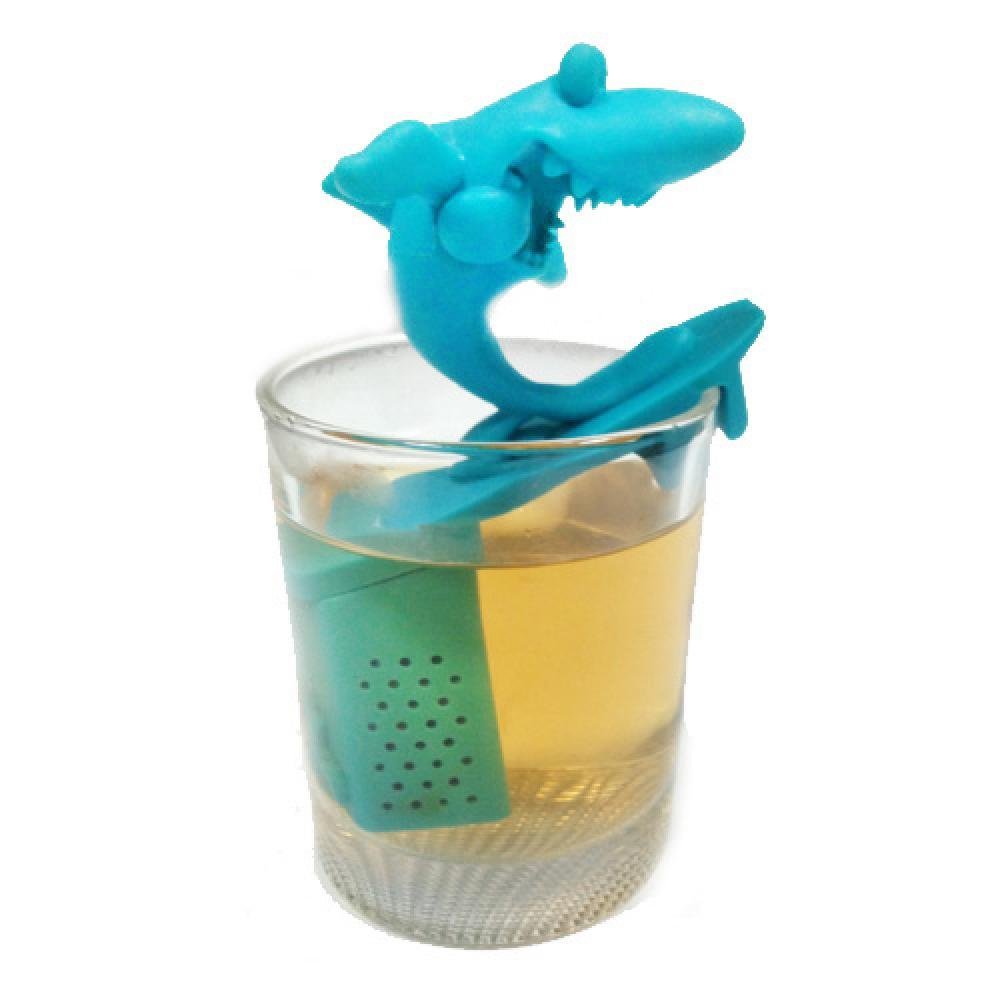 MAXGOODS Fine Silicone Surfing Shark Infuser Loose Tea Leaf Strainer ...