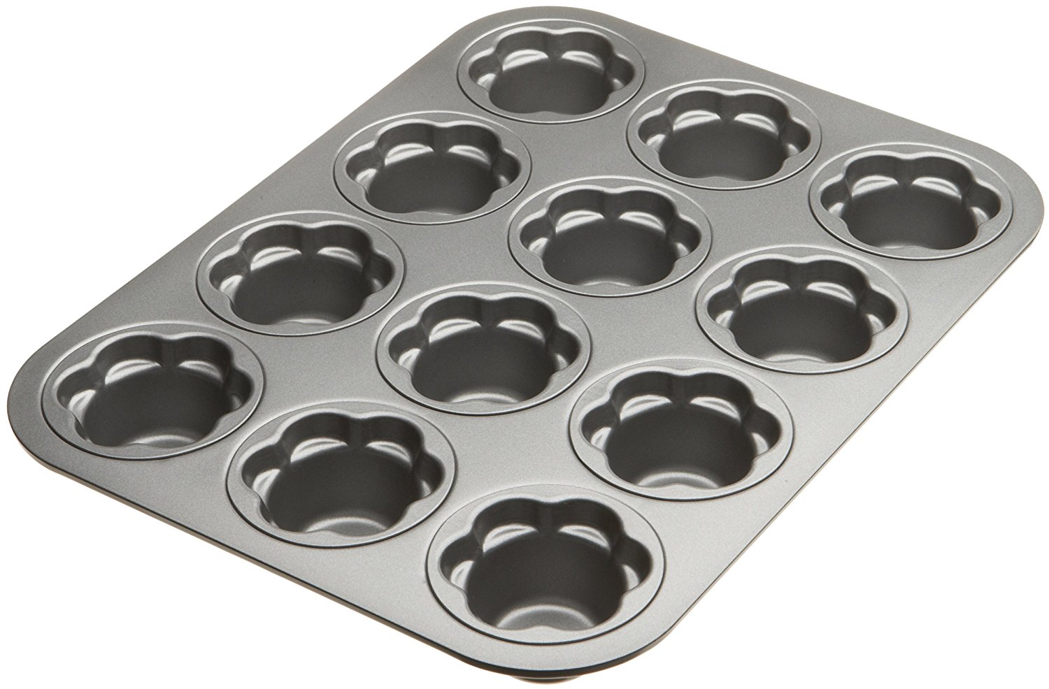 Chicago Metallic 12-Cup Dainty Daisy-Cupcake Pan free image download