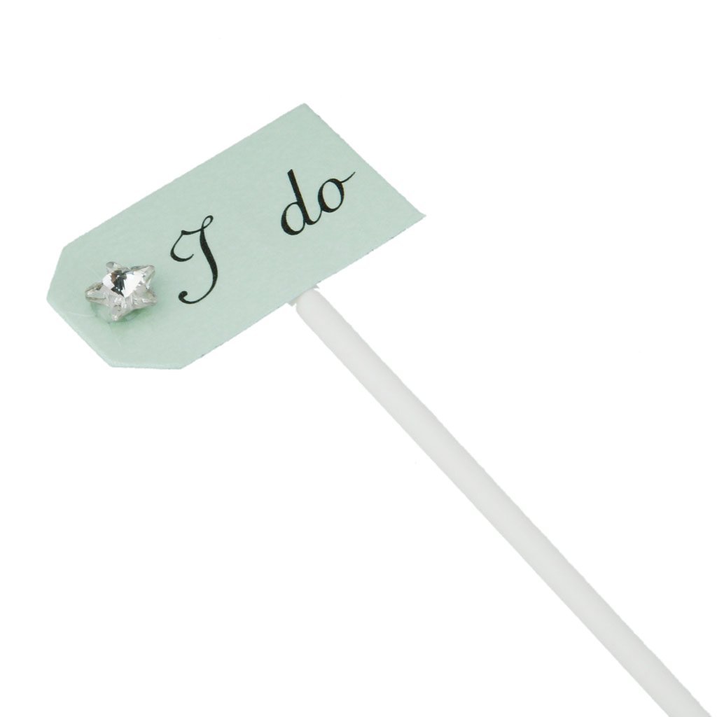 Paper Star I do Cake Topper Cupcake Pick Wedding Party Decor Pack of 10 ...