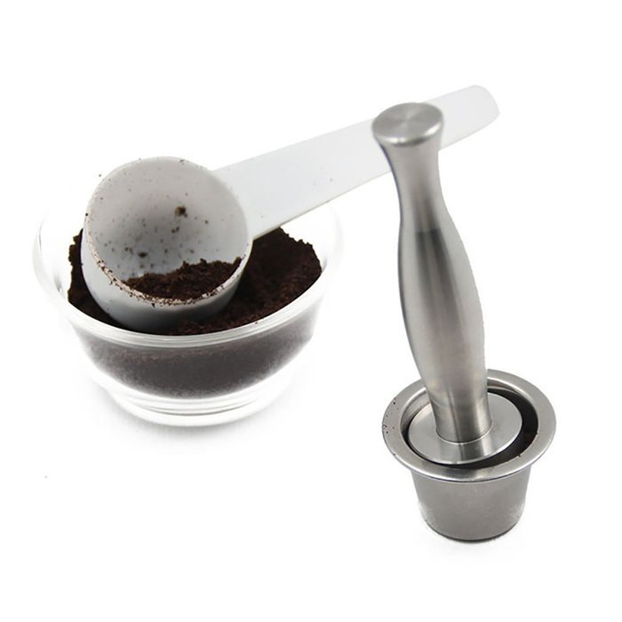 Coffee Tamper, IreVoor Stainless Steel Coffee Tamper 24mm / 1 Inch Flat ...