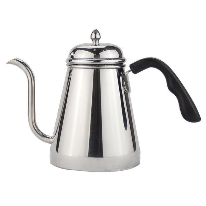 Meelio Stainless Steel Gooseneck Drip Pot ,1 liter (4 1/4 cup) Pour ...