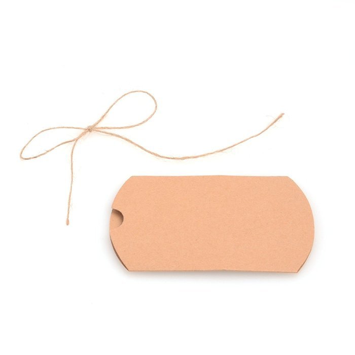 Mandydov 100pcs Anti-Scratch Kraft Paper Pillow Box Gift Candy Box with ...