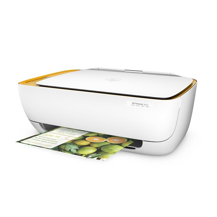 HP DeskJet 3633 Compact All-in-One Photo Printer with Wireless & Mobile ...