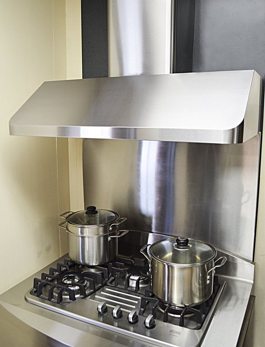 KOBE Range Hoods CHX9130SQB-WM-1 Contemporary Wall Mount Range Hood, 3 ...