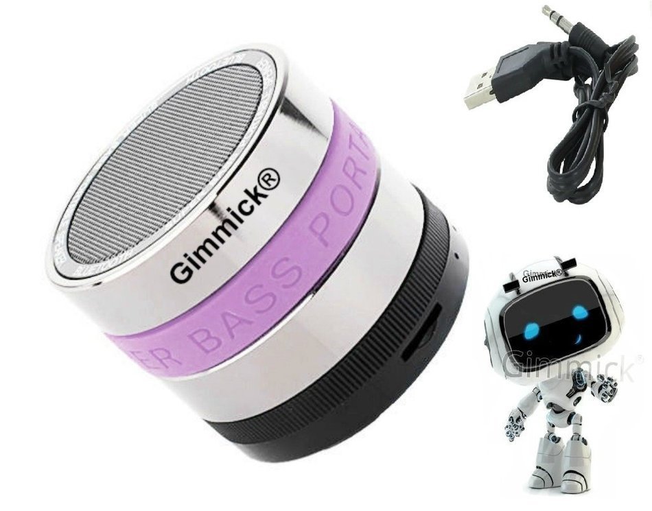 Gimmick® Super Bass Bluetooth Wireless Mini Portable Speaker For IPhone ...