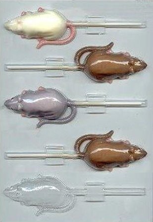 Mouse or Rat Pop Candy Mold free image download