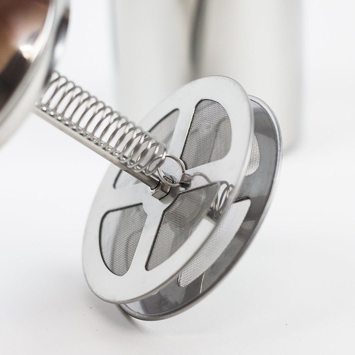 HUJI Double Mesh Stainless Steel Milk Frother Cappuccino Latte Coffee ...