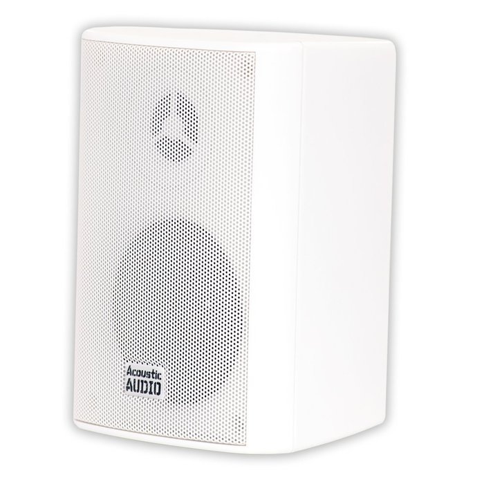 Acoustic Audio AA351W Indoor Outdoor 2 Way Speakers 2000 Watt White 4 ...