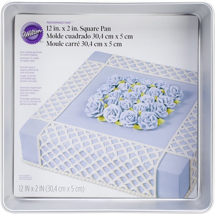 Wilton Performance Pans 12 Inch Cake Pan, Square N4 free image download