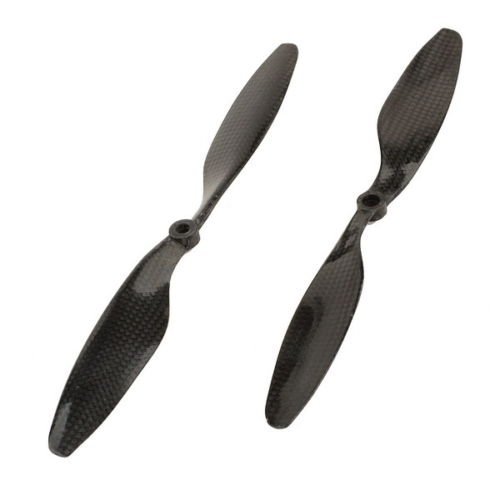 RioRand 10X4.5 Carbon Fiber Propeller Prop CW 1045 RC Multi-Copter Quad ...