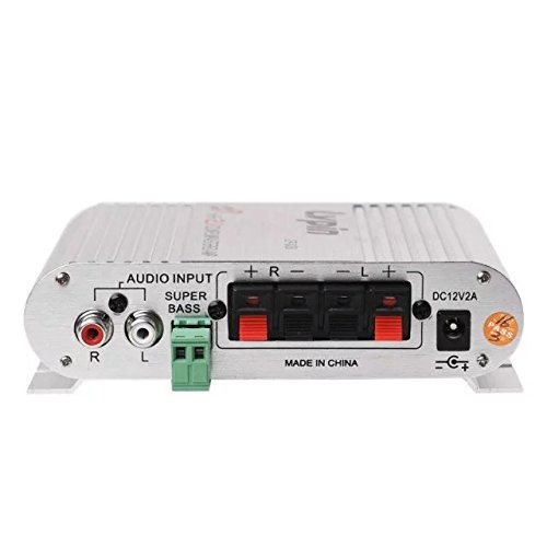 PaddSun 200W 12V Super Bass Mini Hi-Fi Stereo Amplifier Booster Radio ...