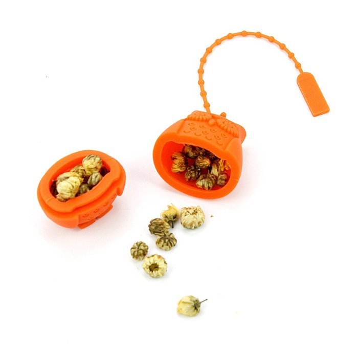 2pcs Silicone Mini Owl Tea Bag,Ezeso Reusable Tea Filter Infuser ...