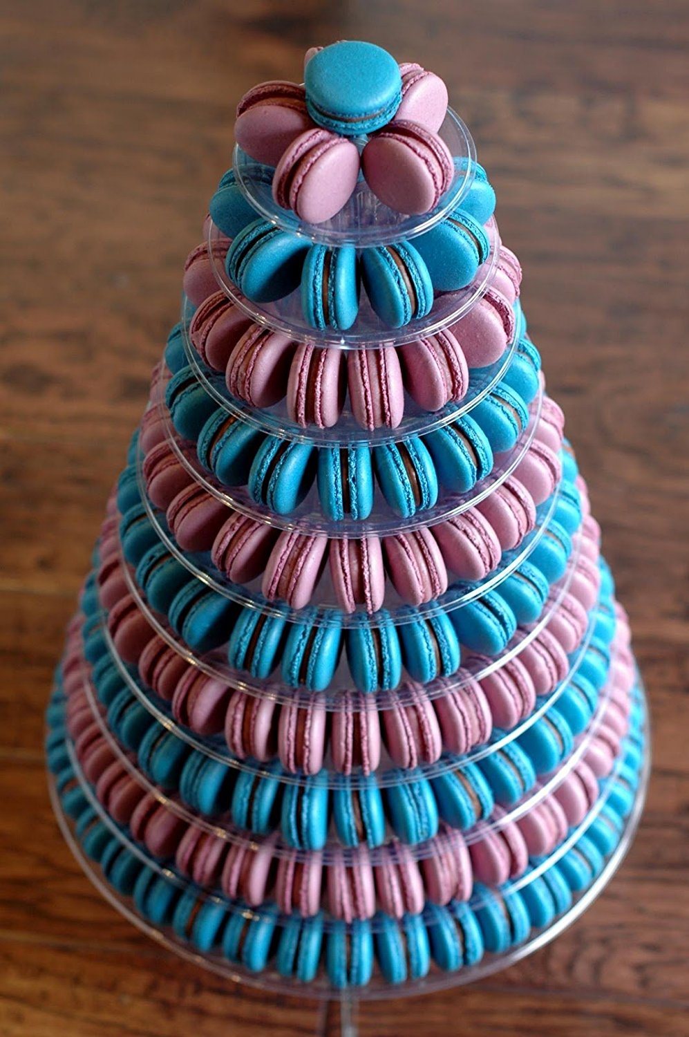 10 Tier Round Macaron Tower Macaron Stand to Hold 230 Macarons free ...