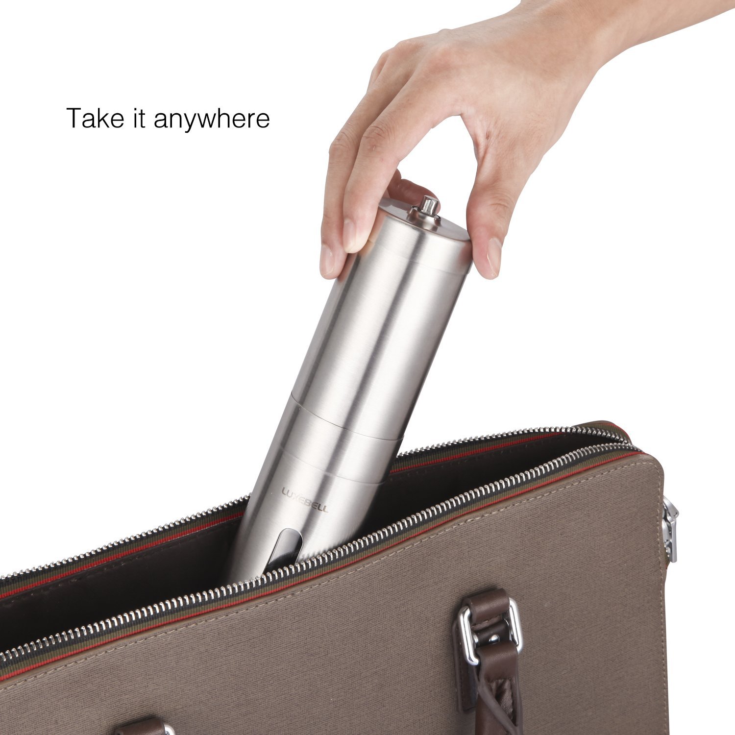 Luxebell Manual Coffee Grinders Made of Stainless Steel Rotating Handle ...