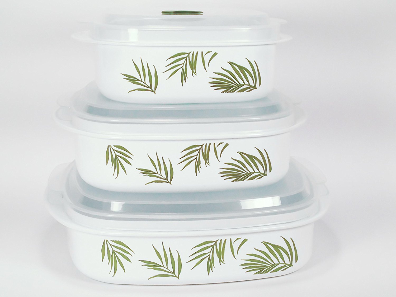 Corelle Bowls- Corelle - Bamboo Leaf - Mixing Bowls - Kitchen Storage ...