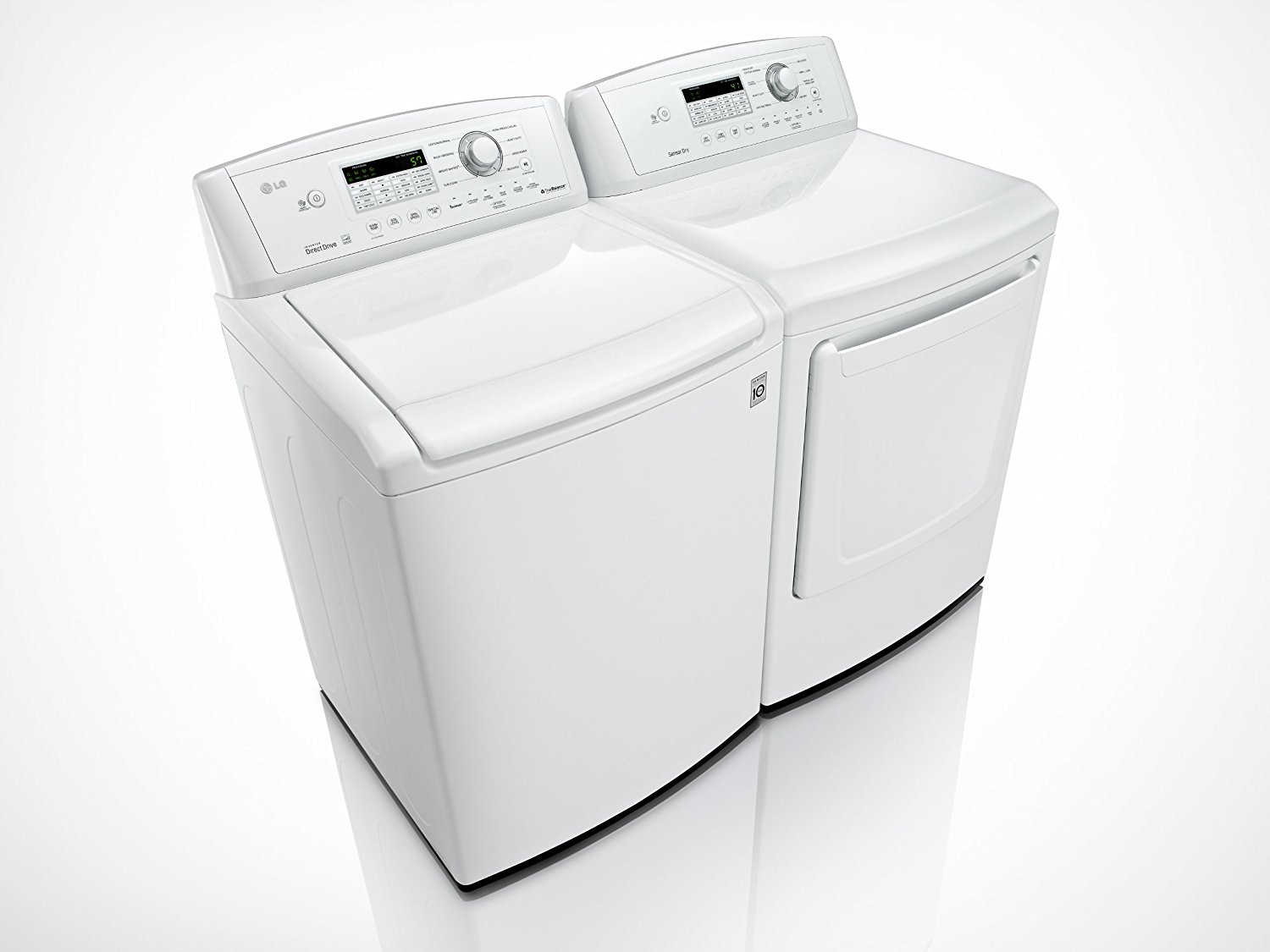 LG H/E Super Capacity H/E Top Load Laundry Pair with Powerful StainCare ...