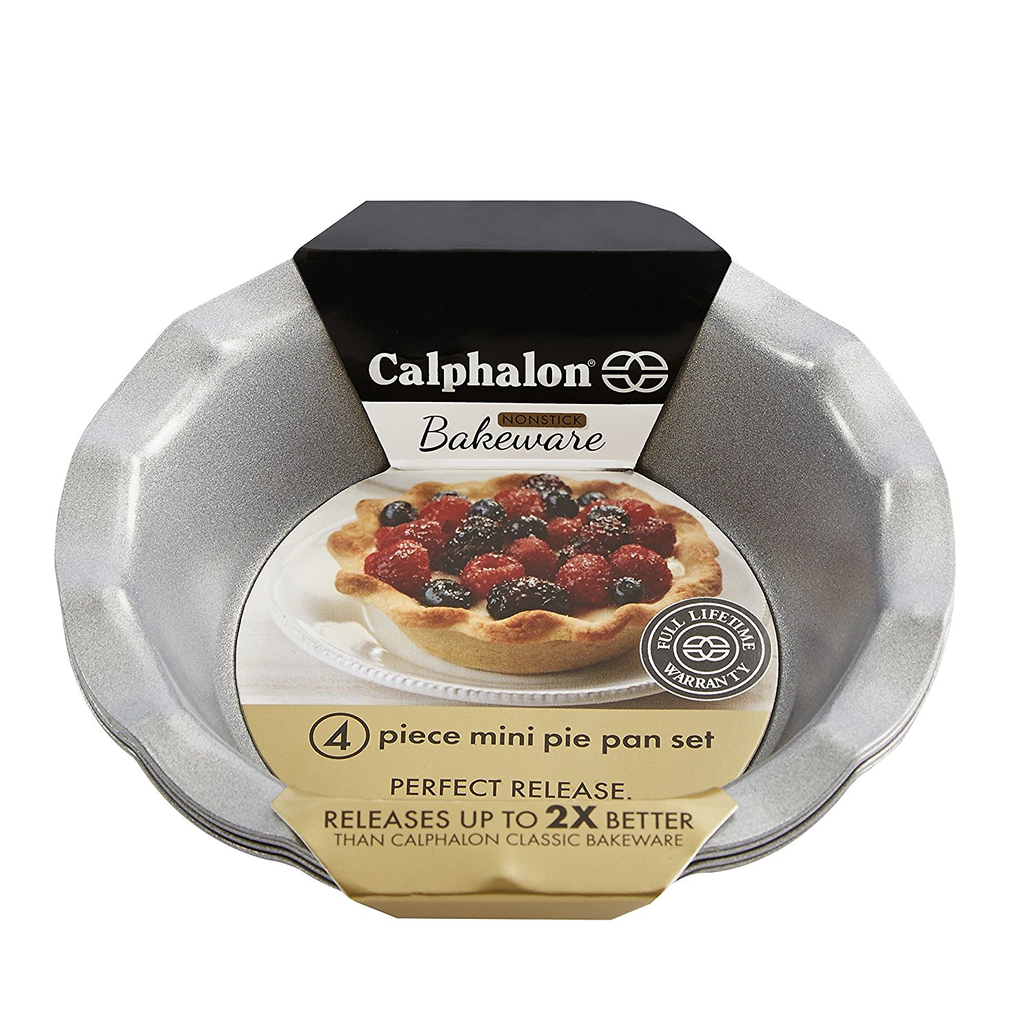 Calphalon Nonstick Bakeware, Mini Pizza Pan, 7-inch, Set of 4 free ...