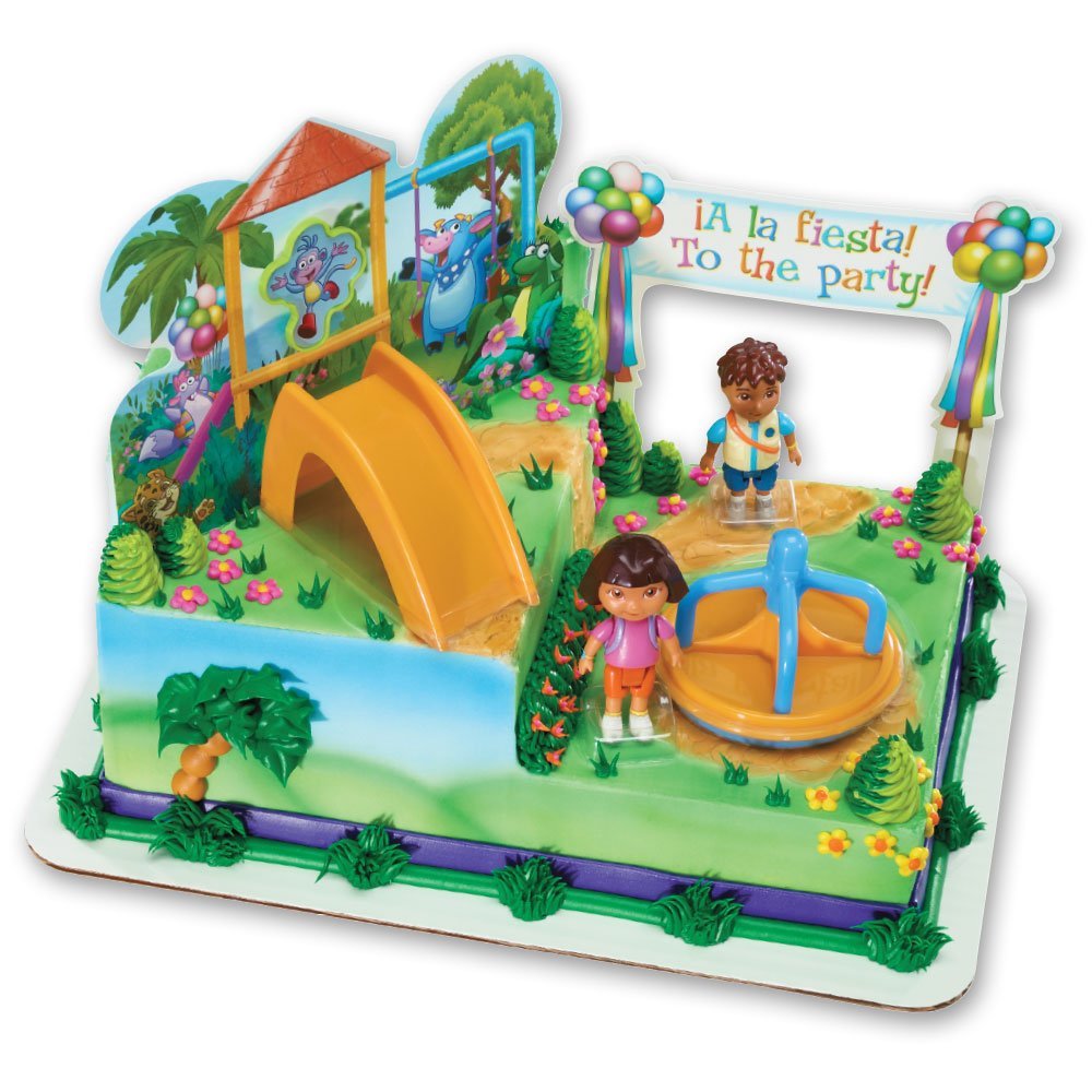 Dora the Explorer - Dora and Diego Play Time Signature DecoSet free ...