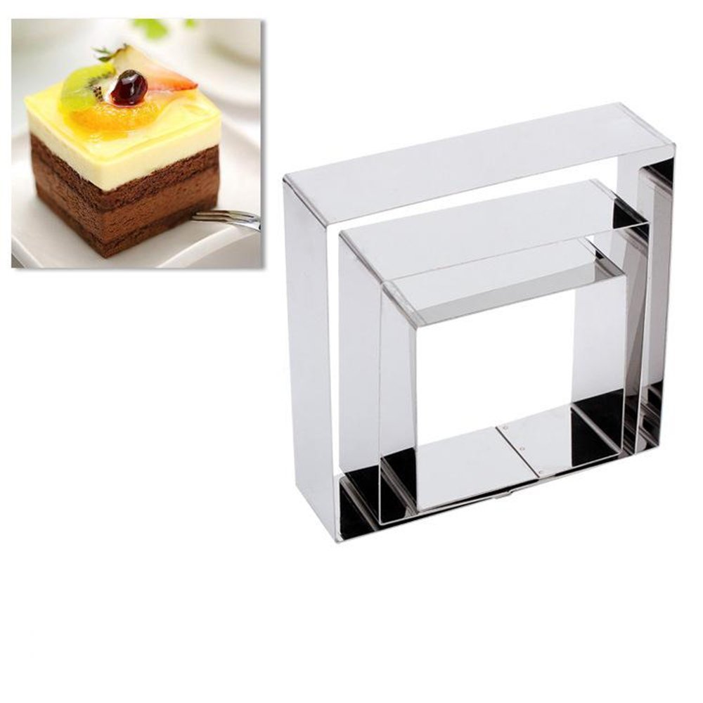 Aprince Cake Mold Mousse Ring - Set of 3 - 6''8''10'' Stainless Steel ...