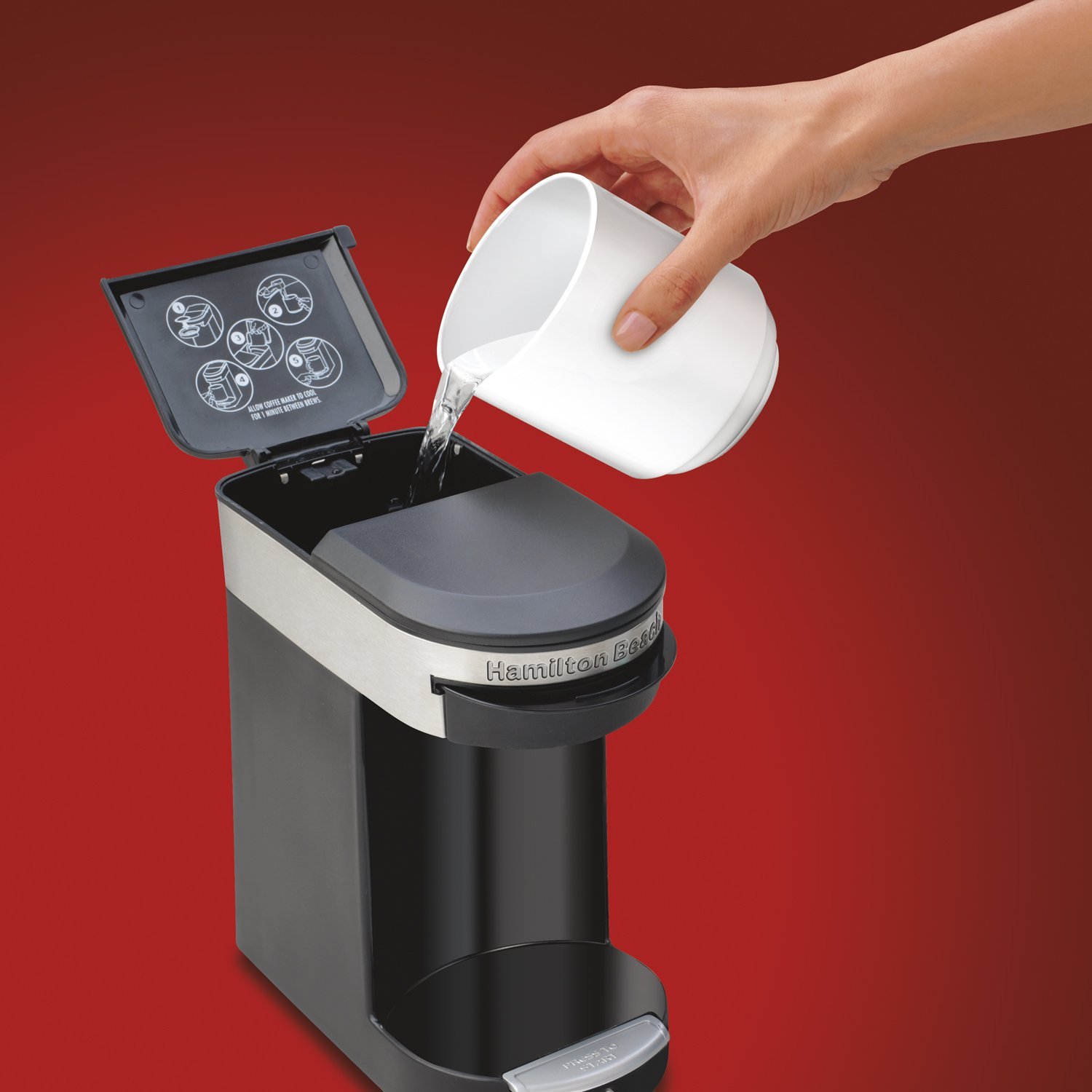 Hamilton Beach 49970 Personal Cup One Cup Pod Brewer free image download