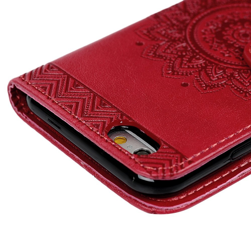 IPhone 6S Plus Case,iPhone 6 Plus Case (4.7") - Wallet Embossed Totem ...