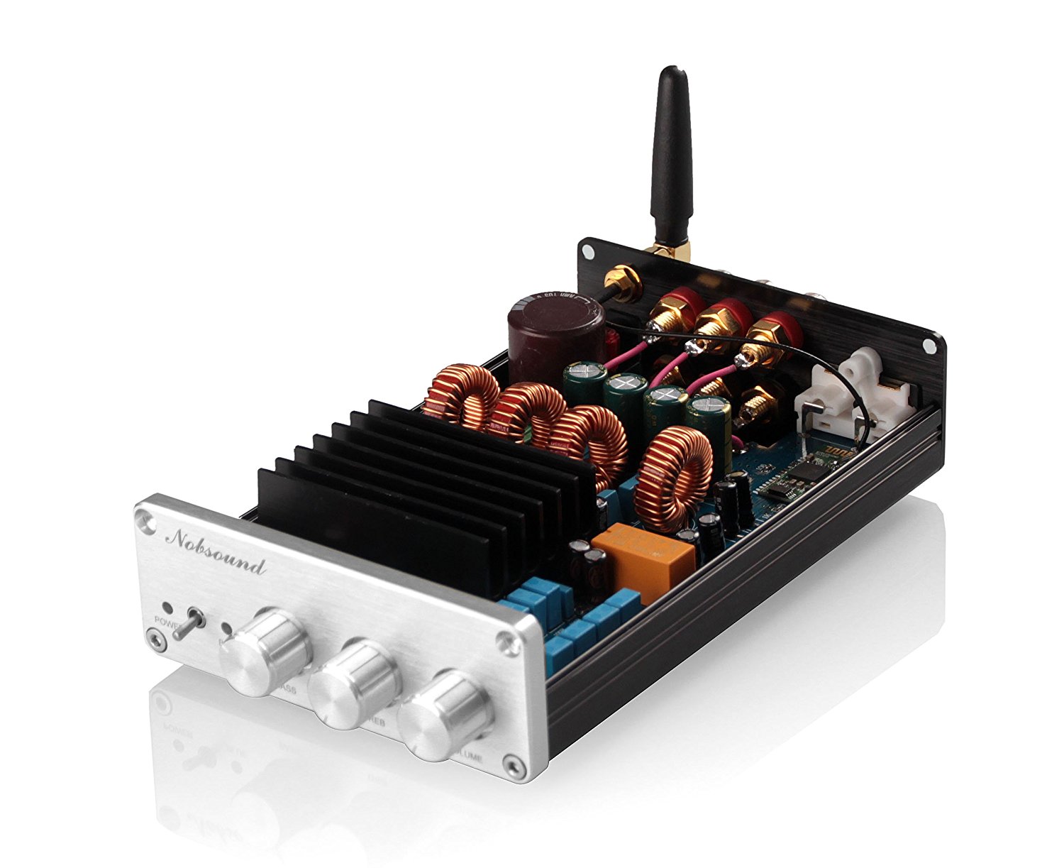 Douk Audio Bluetooth 4.0 Hi-Fi TAS5613 Digital Amplifier 2.1 Channel ...