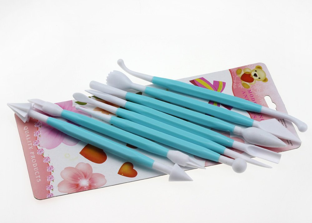 JUYO VONSAN® Cake Fondant cake Decorating Modeling Tools Set (Yellow ...
