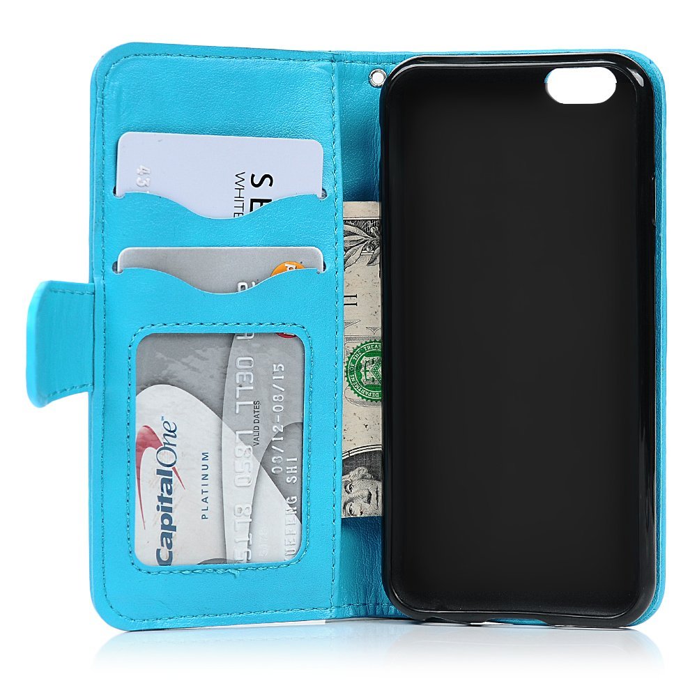 IPhone 6S Plus Case,iPhone 6 Plus Case (4.7") - Wallet Embossed Totem ...