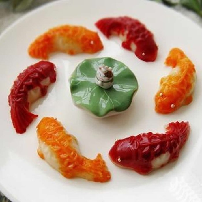 Fashionclubs 3D Koi Fish Plastic Jelly Chocolate Fondant Mold ...