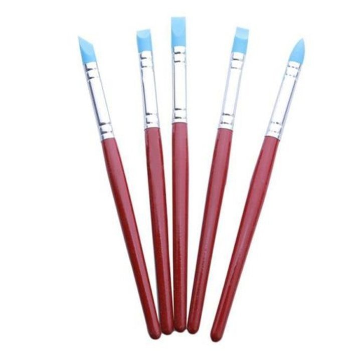 GUAngqi 5pcs Silicone Cake Decorating Pen Set Icing Cupcake Sugarcraft ...