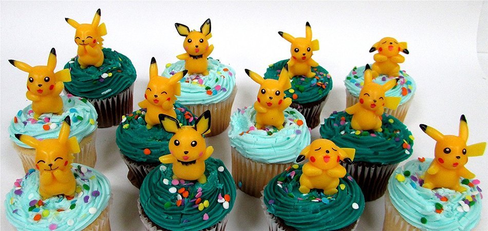 POKEMON ~12 Piece Birthday Cupcake Topper Set Featuring 12 RANDOM ...