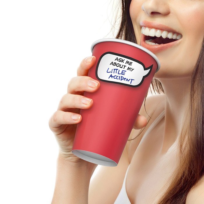 Fred & Friends CHIT CHATS Write-On Paper Cups N6 free image download